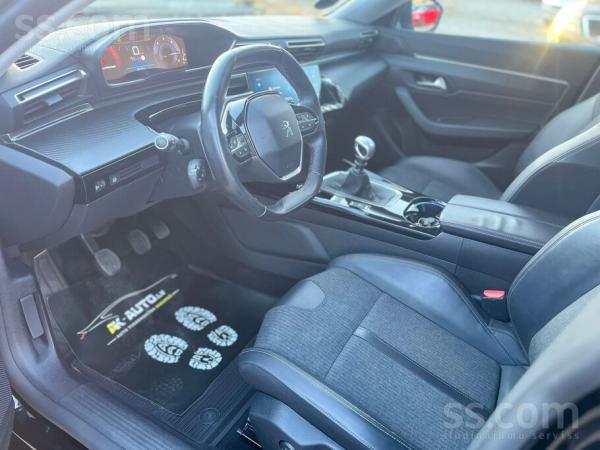 Black Peugeot 508 2019 in Kuldiga, with an engine capacity of 1.50 L and mileage of 284 thousand km for 9790 €, photo 9 on AUTOMOTO.COM.LV