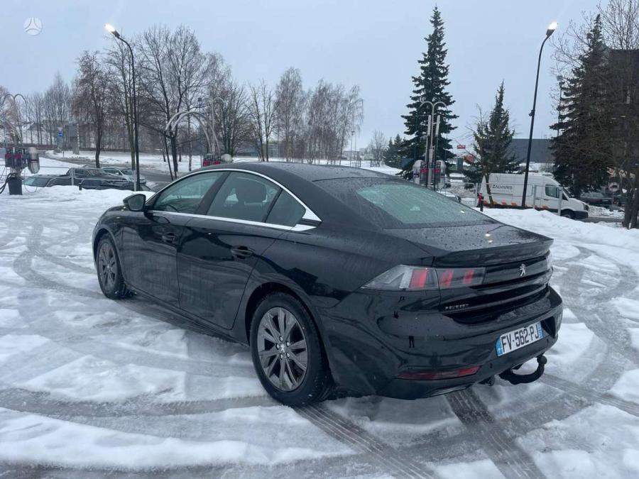 Black Peugeot 508 2021 in Kaunas, with an engine capacity of 1.50 L and mileage of 211 thousand km for 10890 €, photo 3 on AUTOMOTO.COM.LV