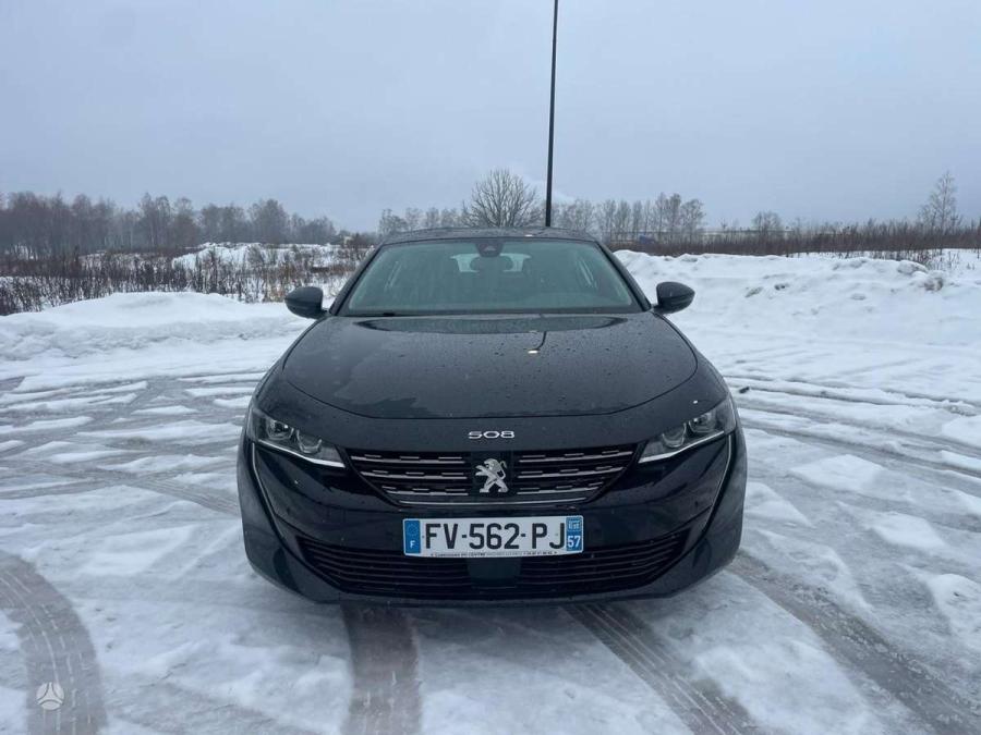 Black Peugeot 508 2021 in Kaunas, with an engine capacity of 1.50 L and mileage of 211 thousand km for 10890 €, photo 8 on AUTOMOTO.COM.LV