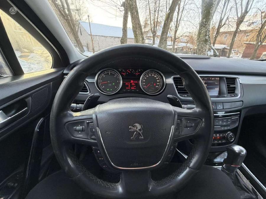 Black Peugeot 508 2011 in Klaipeda, with an engine capacity of 2.18 L and mileage of 285 thousand km for 4500 €, photo 12 on AUTOMOTO.COM.LV