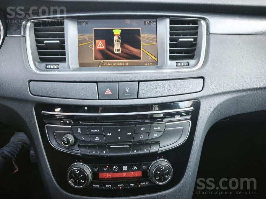 Melns Peugeot 508 2011 Jelgava, ar dzinēja tilpumu 2.00 L un nobraukumu 275 tūkst. km par 5490 €, foto 18 vietnē AUTOMOTO.COM.LV