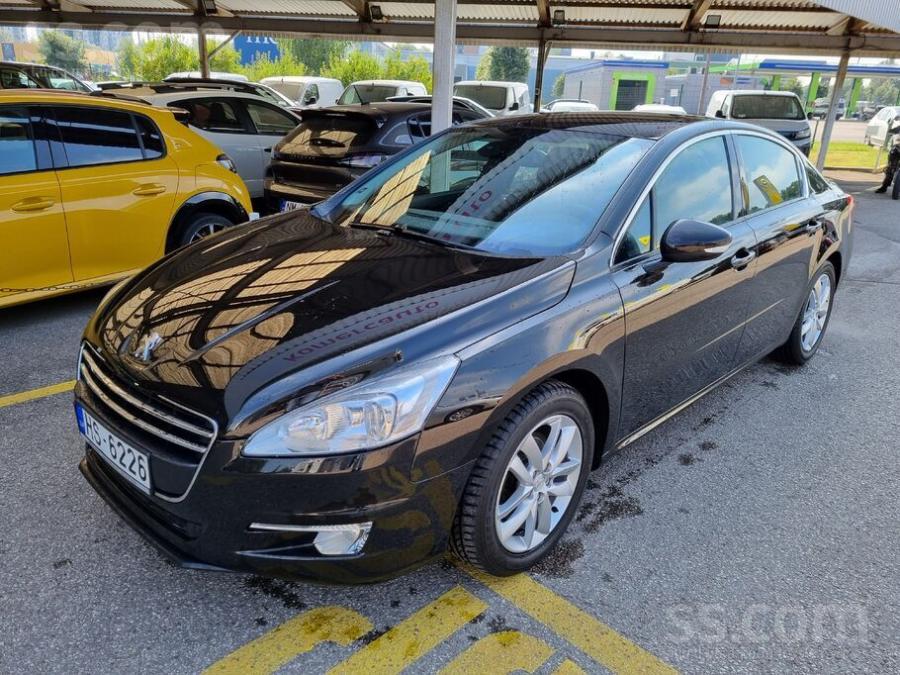 Black Peugeot 508 2011 in Riga, with an engine capacity of 1.60 L and mileage of 74 thousand km for 6800 €, photo 1 on AUTOMOTO.COM.LV