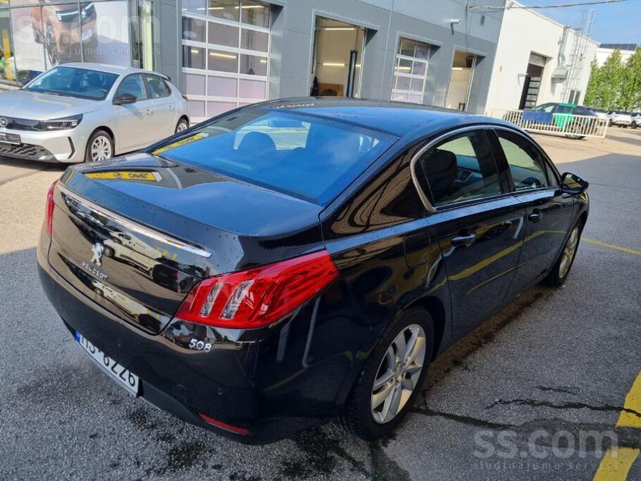 Black Peugeot 508 2011 in Riga, with an engine capacity of 1.60 L and mileage of 74 thousand km for 6800 €, photo 3 on AUTOMOTO.COM.LV
