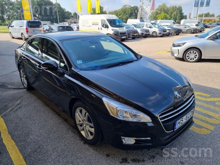 Black Peugeot 508 2011 in Riga, with an engine capacity of 1.60 L and mileage of 74 thousand km for 6800 €, photo 4 on AUTOMOTO.COM.LV