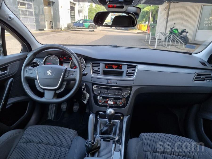 Black Peugeot 508 2011 in Riga, with an engine capacity of 1.60 L and mileage of 74 thousand km for 6800 €, photo 6 on AUTOMOTO.COM.LV