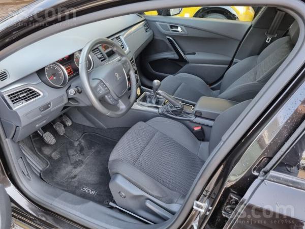Black Peugeot 508 2011 in Riga, with an engine capacity of 1.60 L and mileage of 74 thousand km for 6800 €, photo 7 on AUTOMOTO.COM.LV