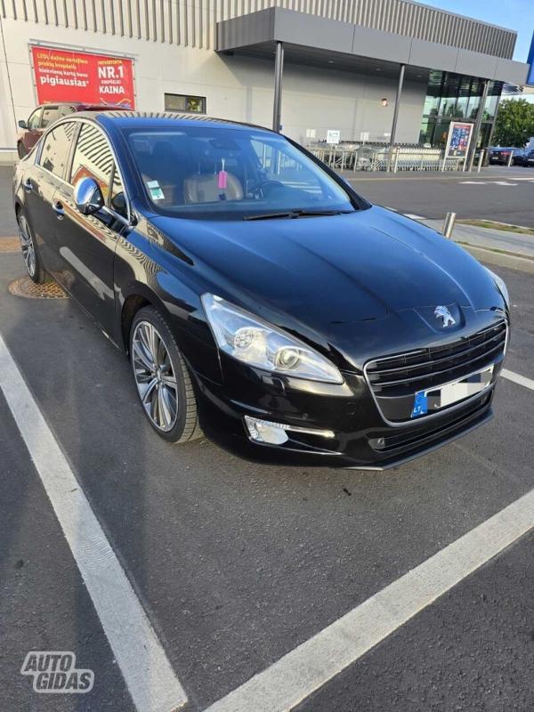 Melns Peugeot 508 2011 Kauņa, ar dzinēja tilpumu 2.20 L un nobraukumu 240 tūkst. km par 4300 €, foto 3 vietnē AUTOMOTO.COM.LV