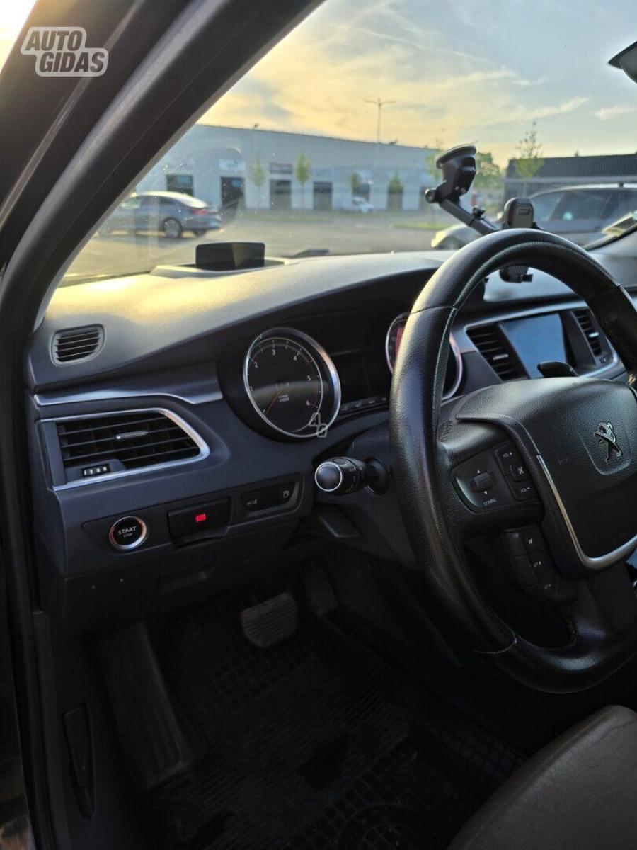 Black Peugeot 508 2011 in Kaunas, with an engine capacity of 2.20 L and mileage of 240 thousand km for 4300 €, photo 25 on AUTOMOTO.COM.LV