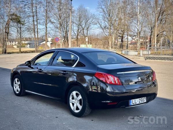 Black Peugeot 508 2011 in Riga, with an engine capacity of 1.60 L and mileage of 342 thousand km for 3990 €, photo 6 on AUTOMOTO.COM.LV