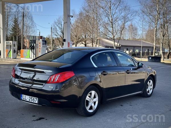 Black Peugeot 508 2011 in Riga, with an engine capacity of 1.60 L and mileage of 342 thousand km for 3990 €, photo 8 on AUTOMOTO.COM.LV