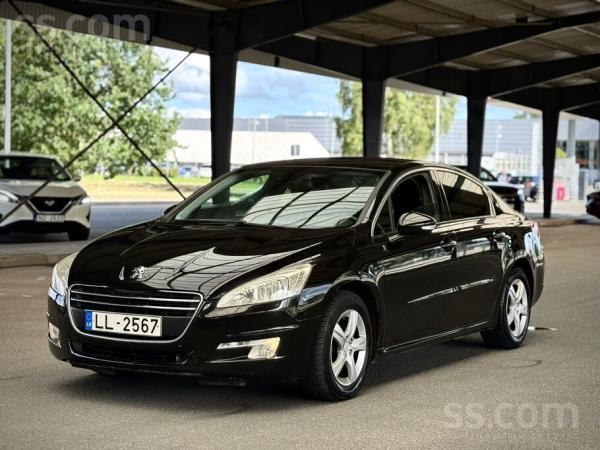 Black Peugeot 508 2011 in Riga, with an engine capacity of 1.60 L and mileage of 342 thousand km for 3800 €, photo 1 on AUTOMOTO.COM.LV