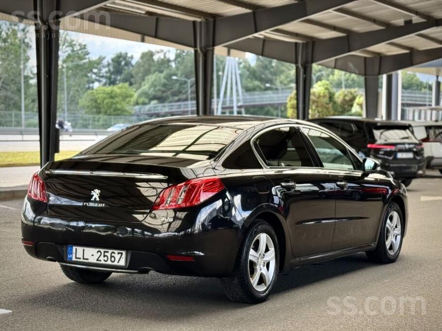 Black Peugeot 508 2011 in Riga, with an engine capacity of 1.60 L and mileage of 342 thousand km for 3800 €, photo 5 on AUTOMOTO.COM.LV