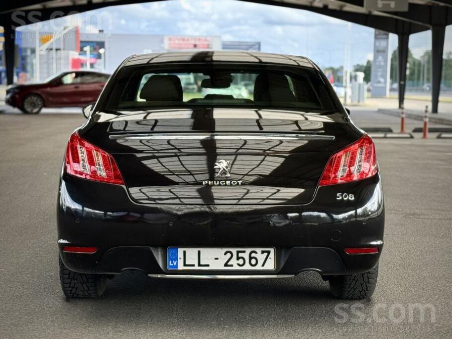Black Peugeot 508 2011 in Riga, with an engine capacity of 1.60 L and mileage of 342 thousand km for 3800 €, photo 6 on AUTOMOTO.COM.LV