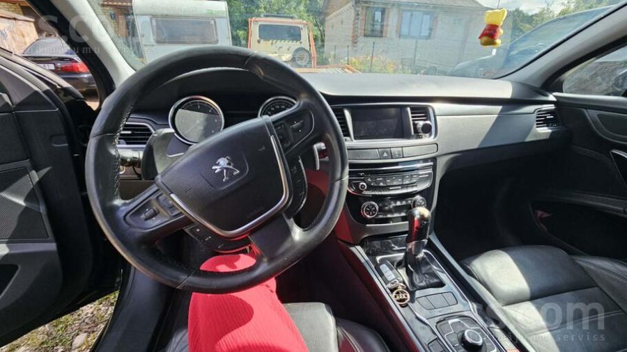 Black Peugeot 508 2011 in Riga, with an engine capacity of 2.00 L and mileage of 340 thousand km for 3500 €, photo 5 on AUTOMOTO.COM.LV