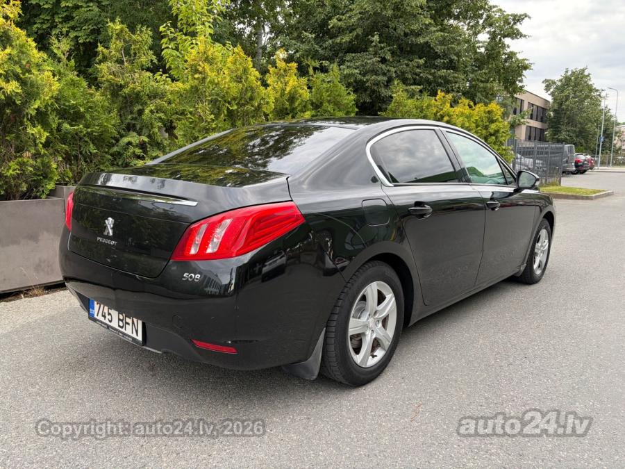 Black Peugeot 508 2011 in Tallinn, with an engine capacity of 1.60 L and mileage of 97 thousand km for 4699 €, photo 9 on AUTOMOTO.COM.LV