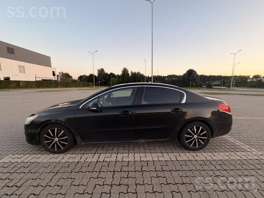 Black Peugeot 508 2011 in Riga, with an engine capacity of 2.00 L and mileage of 240 thousand km for 3500 €, photo 5 on AUTOMOTO.COM.LV
