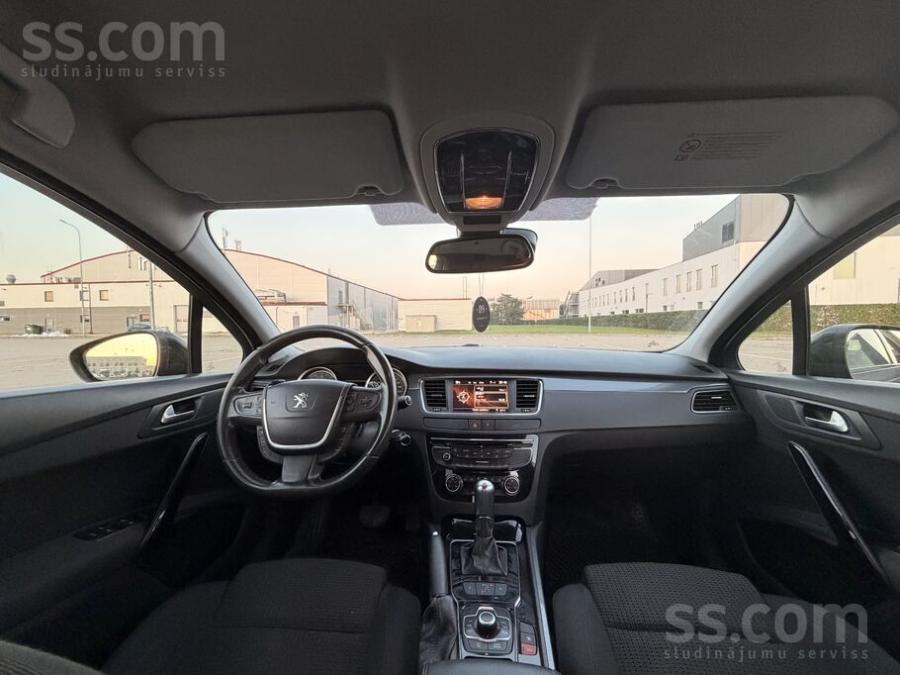 Black Peugeot 508 2011 in Riga, with an engine capacity of 2.00 L and mileage of 240 thousand km for 3500 €, photo 12 on AUTOMOTO.COM.LV