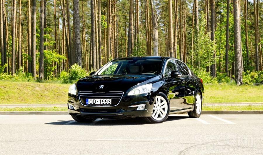 Black Peugeot 508 2012 in Riga, with an engine capacity of 1.60 L and mileage of 282 thousand km for 16200 €, photo 2 on AUTOMOTO.COM.LV