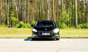 Black Peugeot 508 2012 in Riga, with an engine capacity of 1.60 L and mileage of 282 thousand km for 16200 €, photo 3 on AUTOMOTO.COM.LV