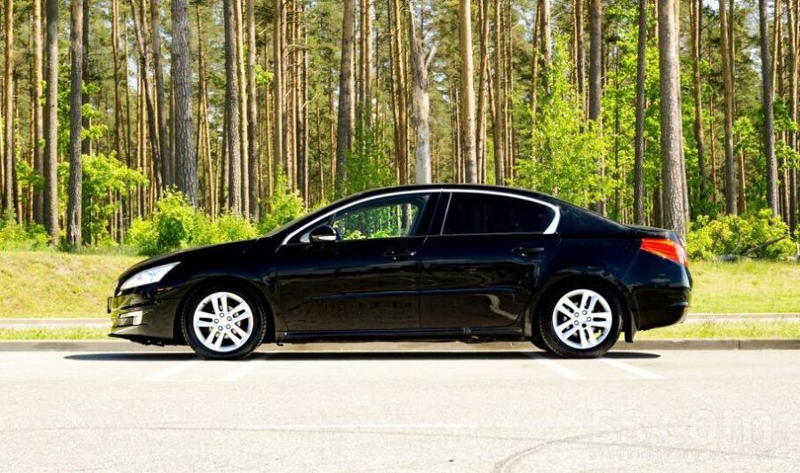 Black Peugeot 508 2012 in Riga, with an engine capacity of 1.60 L and mileage of 282 thousand km for 16200 €, photo 5 on AUTOMOTO.COM.LV