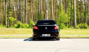 Black Peugeot 508 2012 in Riga, with an engine capacity of 1.60 L and mileage of 282 thousand km for 16200 €, photo 7 on AUTOMOTO.COM.LV