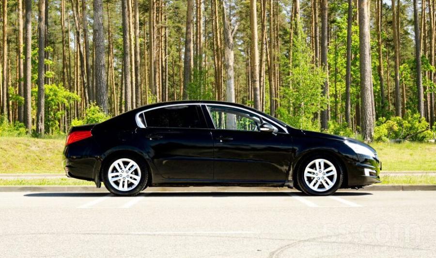 Black Peugeot 508 2012 in Riga, with an engine capacity of 1.60 L and mileage of 282 thousand km for 16200 €, photo 9 on AUTOMOTO.COM.LV