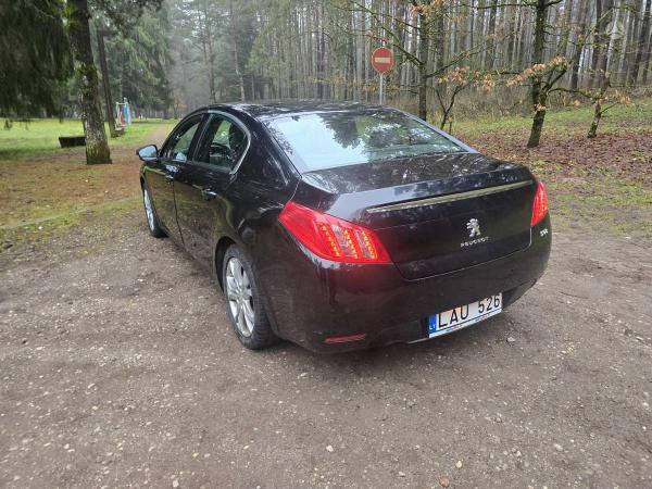Black Peugeot 508 2012 in Raseiniai, with an engine capacity of 1.56 L and mileage of 296 thousand km for 1750 €, photo 4 on AUTOMOTO.COM.LV