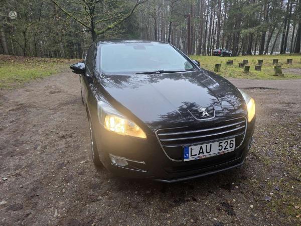 Black Peugeot 508 2012 in Raseiniai, with an engine capacity of 1.56 L and mileage of 296 thousand km for 1750 €, photo 8 on AUTOMOTO.COM.LV