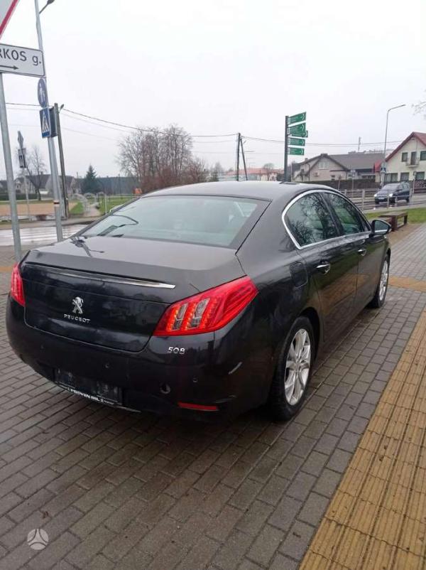 Melns Peugeot 508 2012 Raseiniai, ar dzinēja tilpumu 2.00 L un nobraukumu 155 tūkst. km par 2999 €, foto 2 vietnē AUTOMOTO.COM.LV