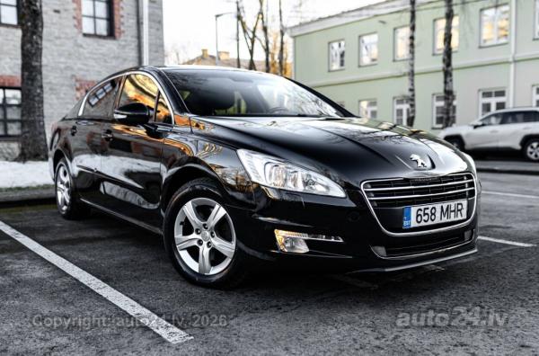 Black Peugeot 508 2012 in Tallinn, with an engine capacity of 2.00 L and mileage of 109 thousand km for 6998 €, photo 1 on AUTOMOTO.COM.LV