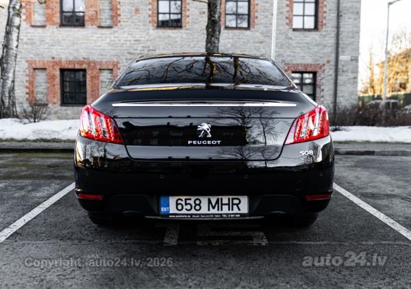 Black Peugeot 508 2012 in Tallinn, with an engine capacity of 2.00 L and mileage of 109 thousand km for 6998 €, photo 3 on AUTOMOTO.COM.LV