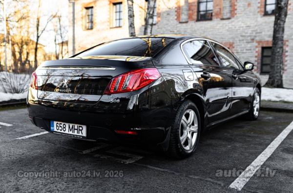 Black Peugeot 508 2012 in Tallinn, with an engine capacity of 2.00 L and mileage of 109 thousand km for 6998 €, photo 5 on AUTOMOTO.COM.LV