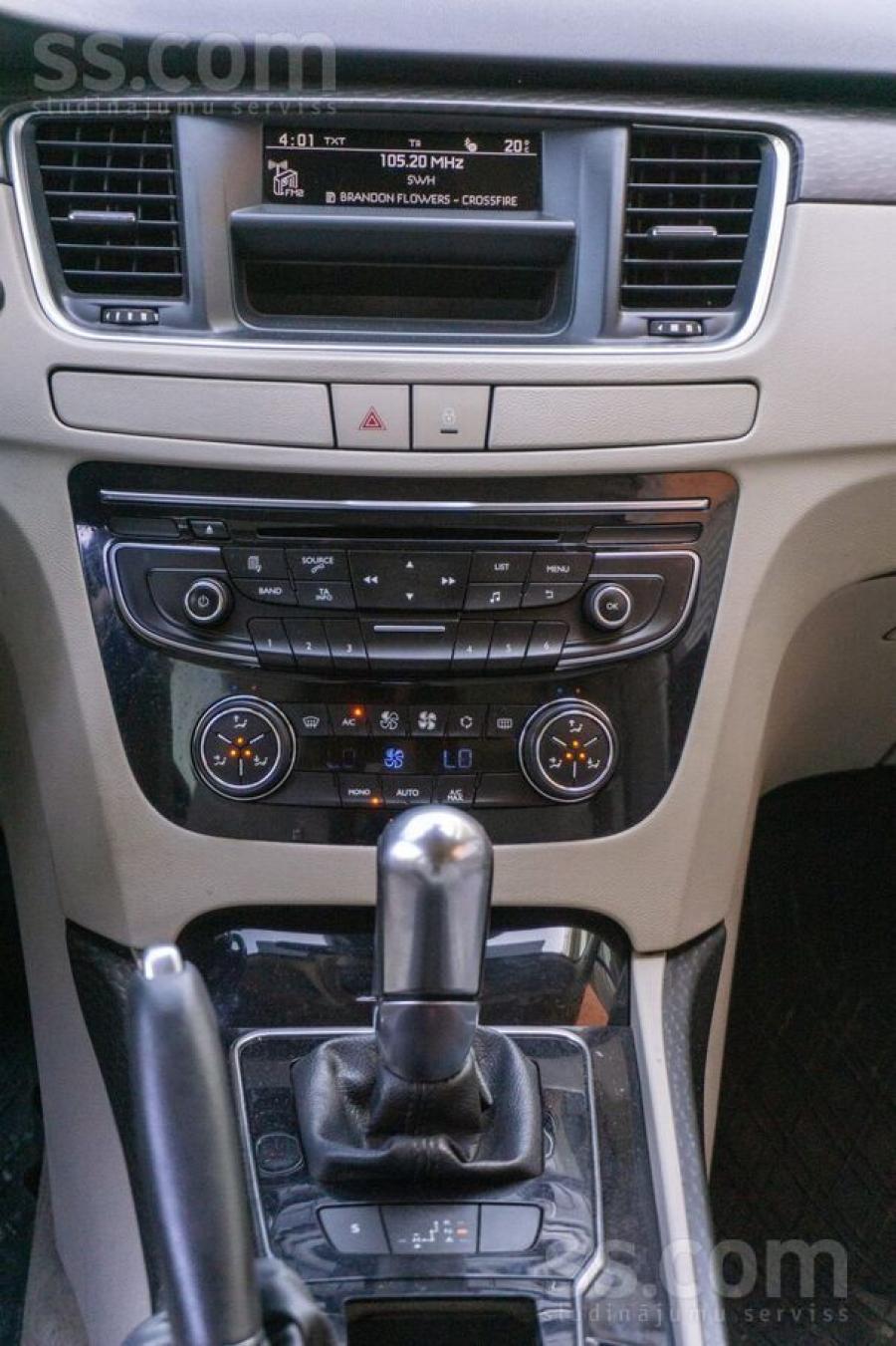 Melns Peugeot 508 2012 Rīga, ar dzinēja tilpumu 1.60 L un nobraukumu 282 tūkst. km par 3490 €, foto 13 vietnē AUTOMOTO.COM.LV