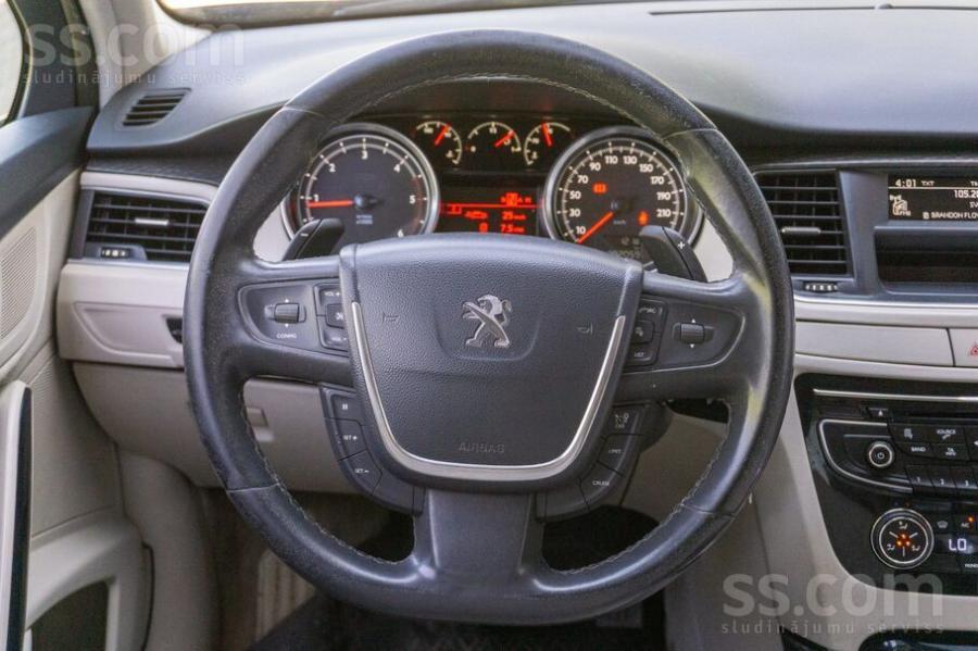 Melns Peugeot 508 2012 Rīga, ar dzinēja tilpumu 1.60 L un nobraukumu 282 tūkst. km par 3490 €, foto 14 vietnē AUTOMOTO.COM.LV