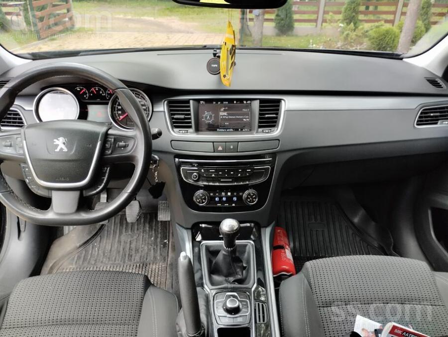 Melns Peugeot 508 2012 Daugavpils, ar dzinēja tilpumu 1.60 L un nobraukumu 230 tūkst. km par 5350 €, foto 9 vietnē AUTOMOTO.COM.LV