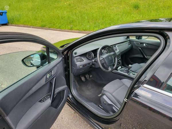Black Peugeot 508 2012 in Alytus, with an engine capacity of 1.60 L and mileage of 176 thousand km for 3360 €, photo 7 on AUTOMOTO.COM.LV