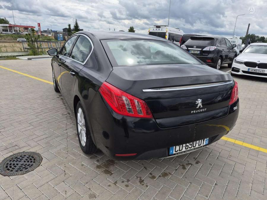 Black Peugeot 508 2012 in Taurage, with an engine capacity of 1.60 L and mileage of 168 thousand km for 2800 €, photo 8 on AUTOMOTO.COM.LV