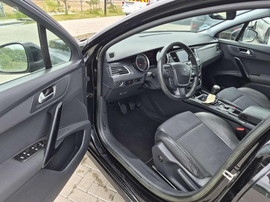 Black Peugeot 508 2012 in Taurage, with an engine capacity of 1.60 L and mileage of 168 thousand km for 2800 €, photo 15 on AUTOMOTO.COM.LV