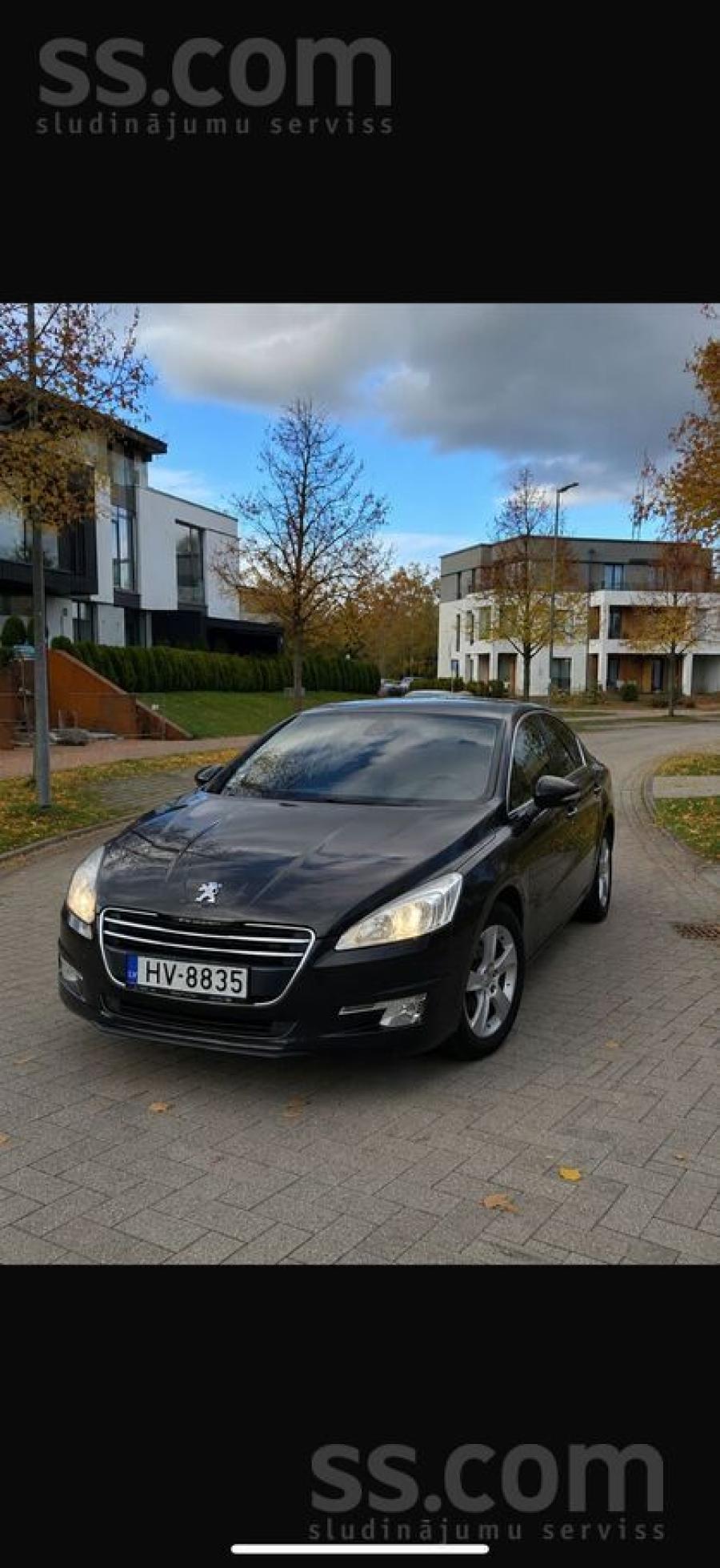 Melns Peugeot 508 2012 Rīga, ar dzinēja tilpumu 2.00 L un nobraukumu 266 tūkst. km par 4100 €, foto 1 vietnē AUTOMOTO.COM.LV
