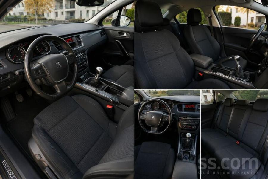 Melns Peugeot 508 2012 Rīga, ar dzinēja tilpumu 2.00 L un nobraukumu 266 tūkst. km par 4100 €, foto 4 vietnē AUTOMOTO.COM.LV