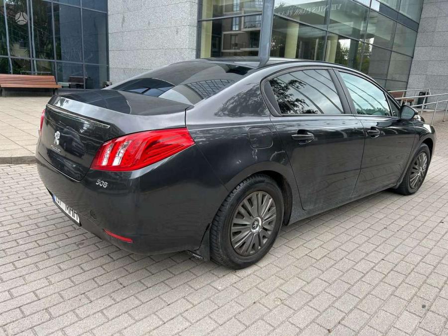 Melns Peugeot 508 2012 Viļņa, ar dzinēja tilpumu 1.60 L un nobraukumu 206 tūkst. km par 2700 €, foto 6 vietnē AUTOMOTO.COM.LV