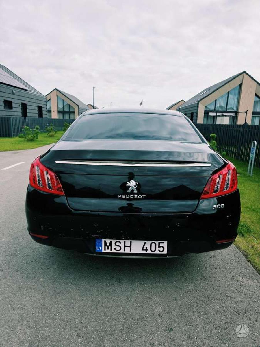 Melns Peugeot 508 2012 Klaipėda, ar dzinēja tilpumu 2.00 L un nobraukumu 337 tūkst. km par 2500 €, foto 3 vietnē AUTOMOTO.COM.LV