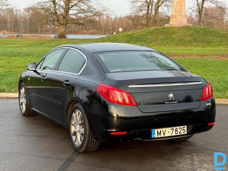 Black Peugeot 508 2013 in Riga, with an engine capacity of 2.00 L and mileage of 208 thousand km for 7950 €, photo 2 on AUTOMOTO.COM.LV