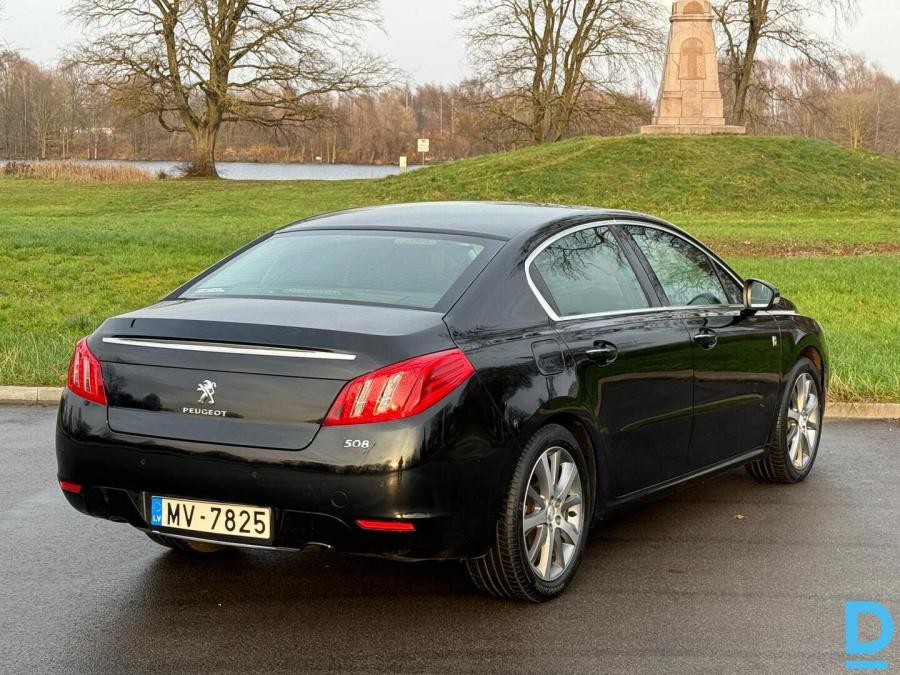 Black Peugeot 508 2013 in Riga, with an engine capacity of 2.00 L and mileage of 208 thousand km for 7950 €, photo 3 on AUTOMOTO.COM.LV
