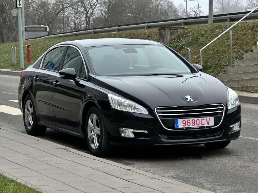 Black Peugeot 508 2013 in Vilnius, with an engine capacity of 1.60 L and mileage of 146 thousand km for 3850 €, photo 3 on AUTOMOTO.COM.LV