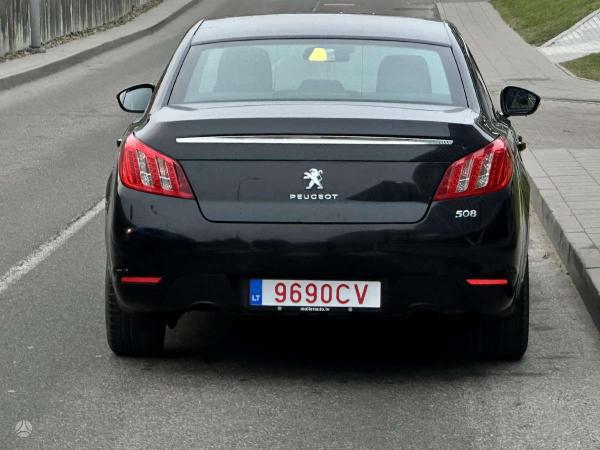 Melns Peugeot 508 2013 Viļņa, ar dzinēja tilpumu 1.60 L un nobraukumu 146 tūkst. km par 3850 €, foto 5 vietnē AUTOMOTO.COM.LV