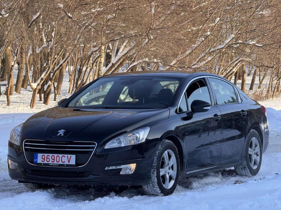 Black Peugeot 508 2013 in Vilnius, with an engine capacity of 1.60 L and mileage of 146 thousand km for 4150 €, photo 2 on AUTOMOTO.COM.LV