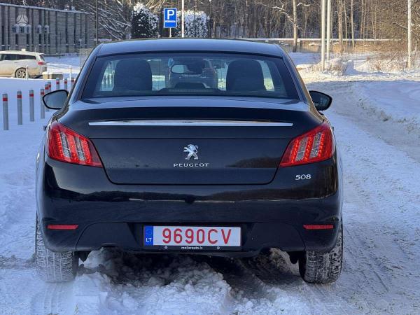 Melns Peugeot 508 2013 Viļņa, ar dzinēja tilpumu 1.60 L un nobraukumu 146 tūkst. km par 4150 €, foto 6 vietnē AUTOMOTO.COM.LV