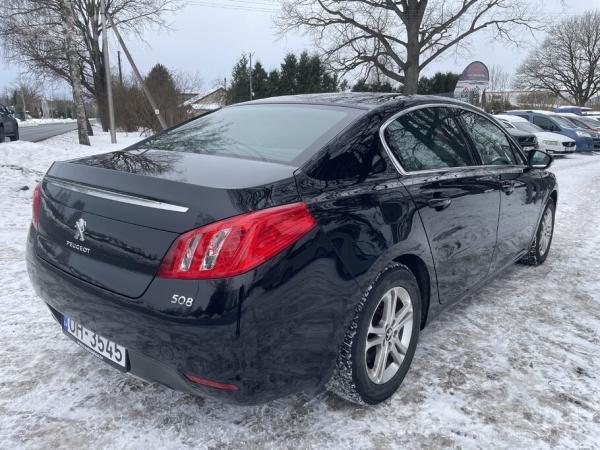 Black Peugeot 508 2013 in Riga, with an engine capacity of 2.00 L and mileage of 269 thousand km for 4890 €, photo 5 on AUTOMOTO.COM.LV
