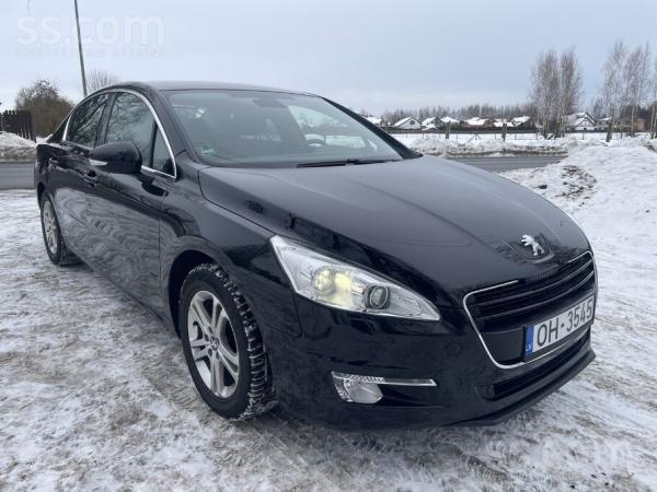 Black Peugeot 508 2013 in Riga, with an engine capacity of 2.00 L and mileage of 269 thousand km for 4890 €, photo 7 on AUTOMOTO.COM.LV
